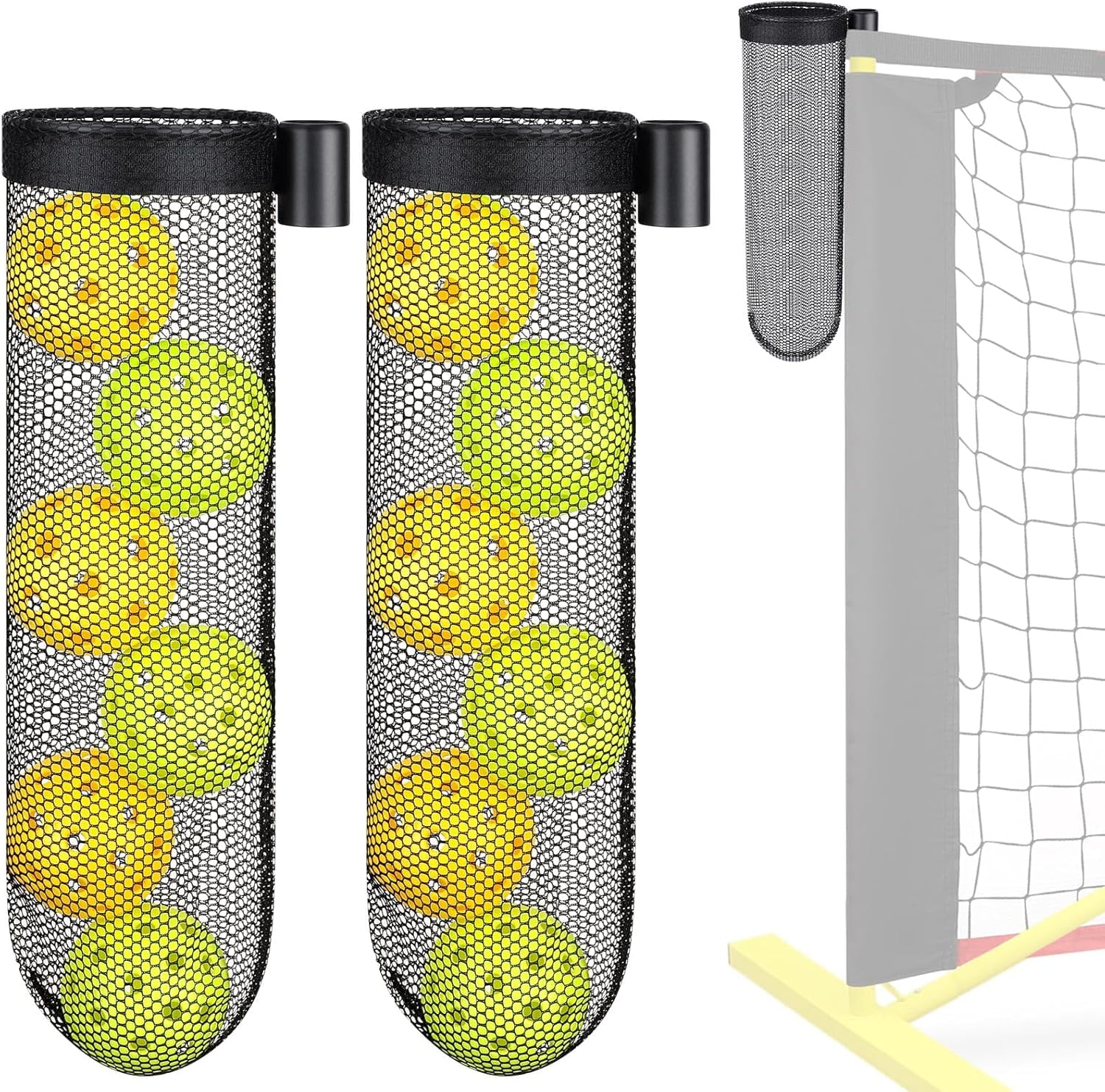 2PCS Pickle Ball Collector for Pickleball Nets, Portable Pickleball ...