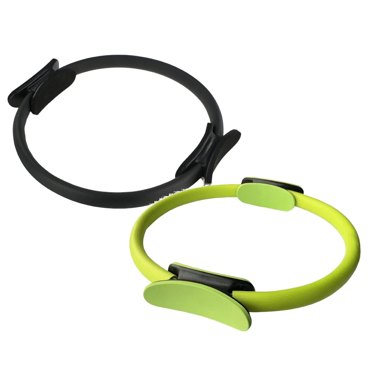 2PCS Pilates Ring Fitness Circle 14.96" Yoga Rings Magic Circle with ...