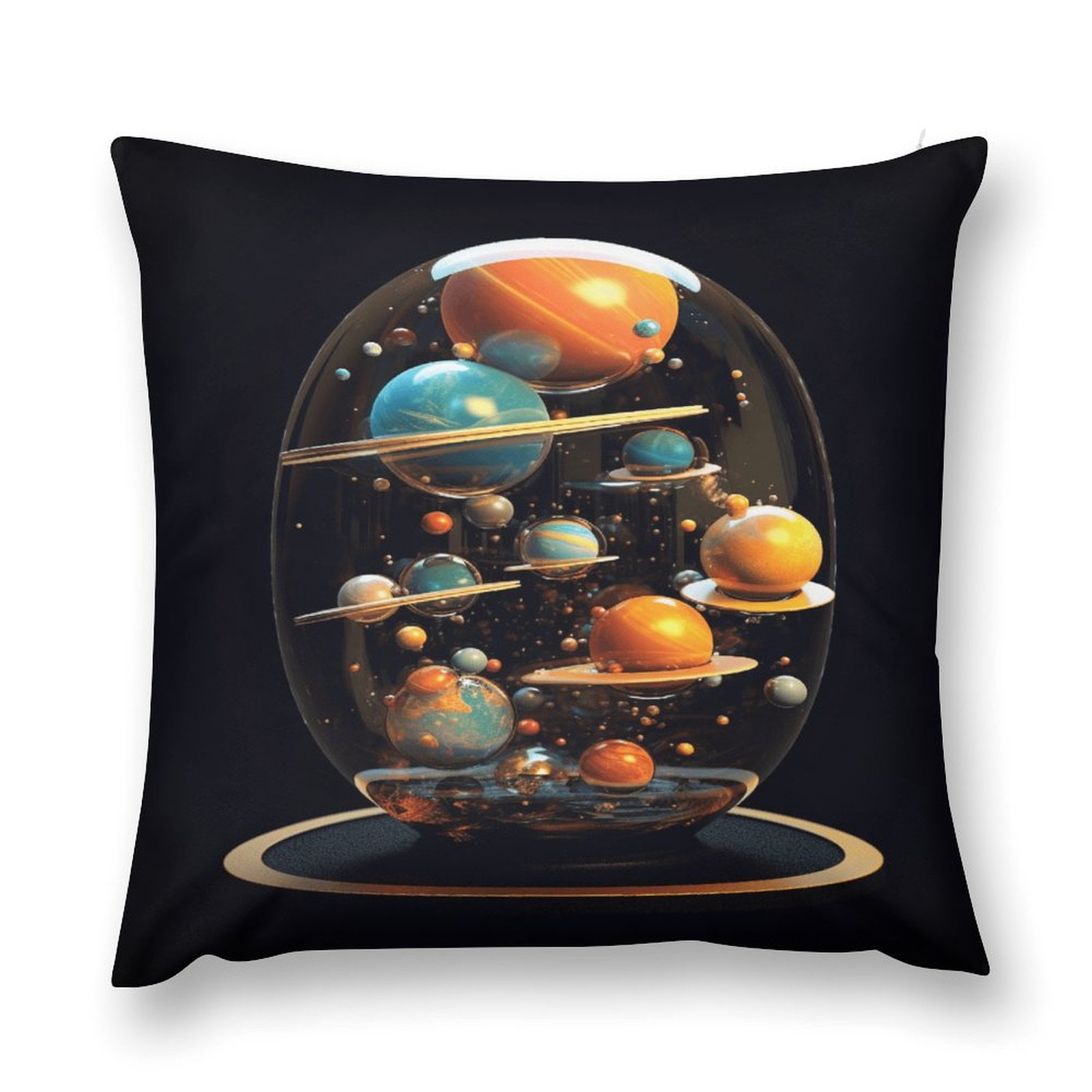 2PCS Planet Mars Mercury Jupiter Throw Pillow Cover, 18 X 18 Inch ...