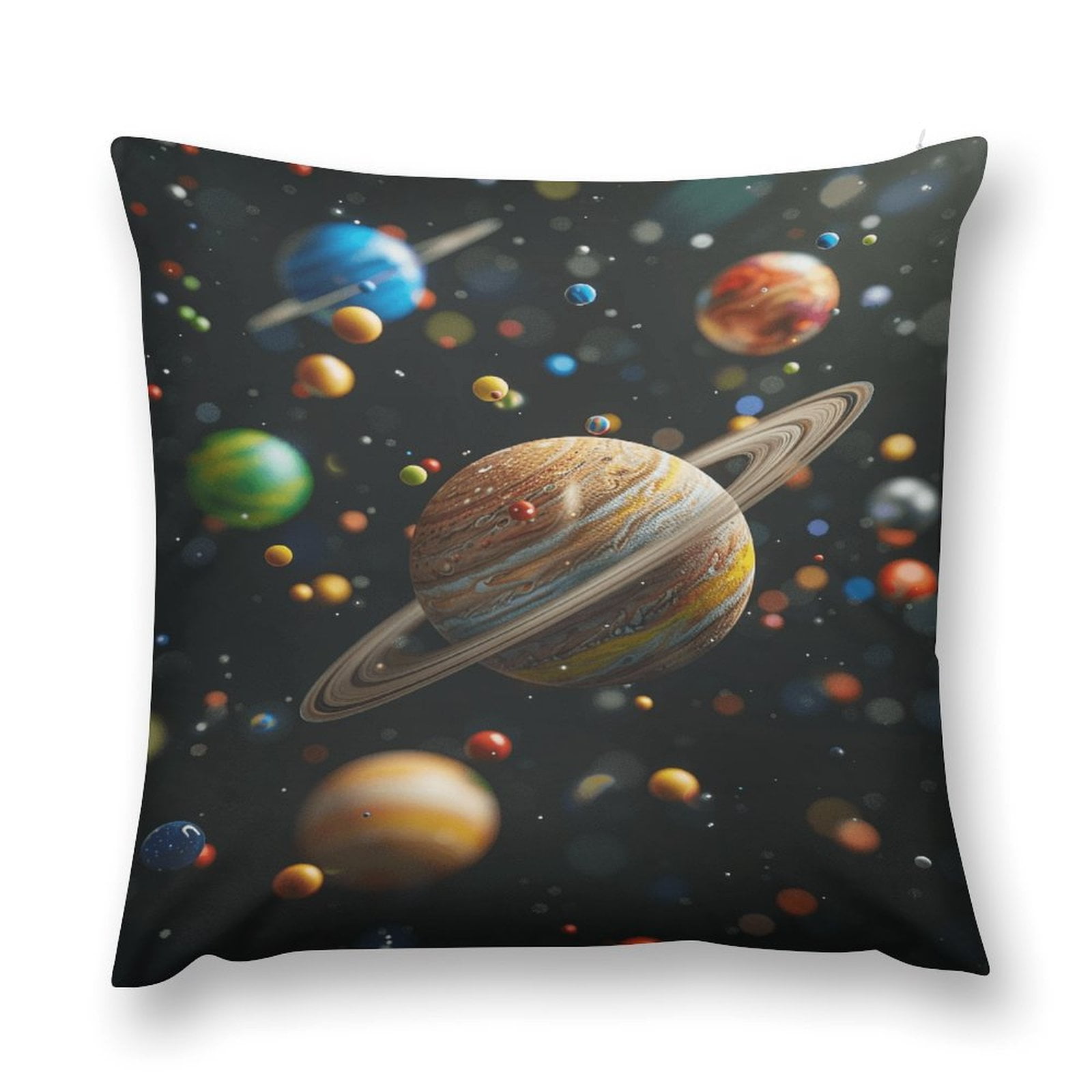2PCS Planet Mars Mercury Jupiter Two Sided Printing Pillow Cover ...