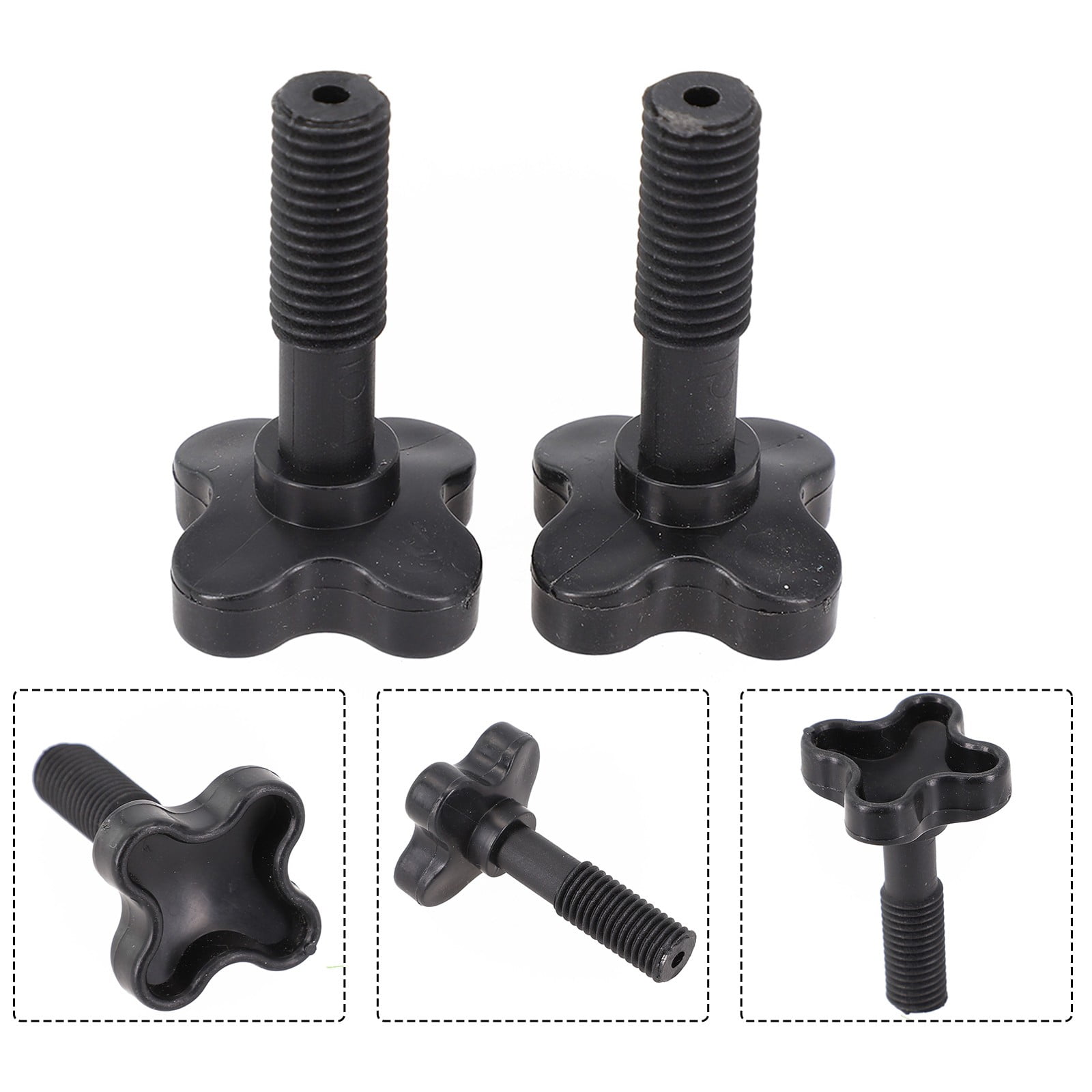 2PCS Plastic Fixing Screw Black for Garden Swing Canopy Frame ...