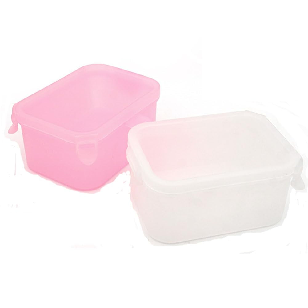 2PCS Plastic Nail Soaking Bowl Nail Soaker Box Nail Polish Remover Bowl ...
