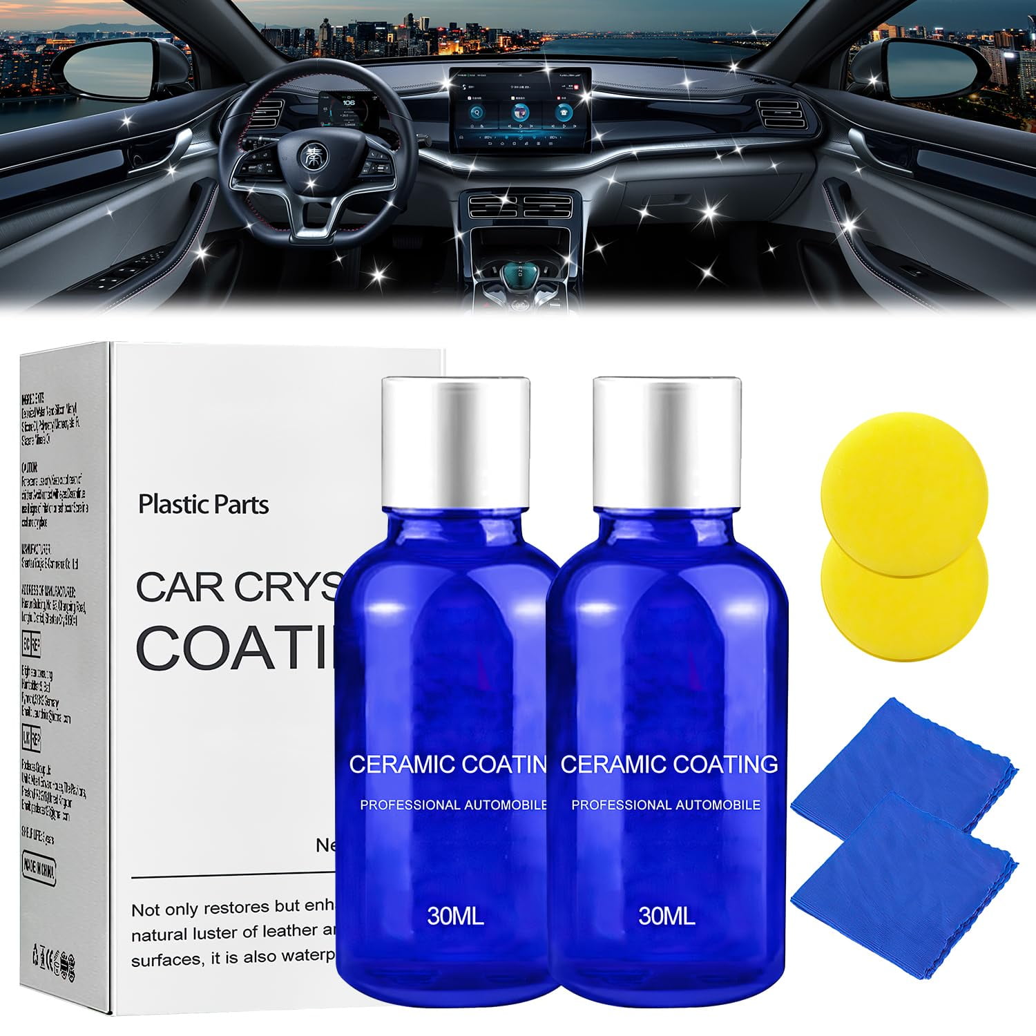 2PCS Plastic Parts Refurbish RRF12 Agent, 2024 Upgrade Car Plastic ...