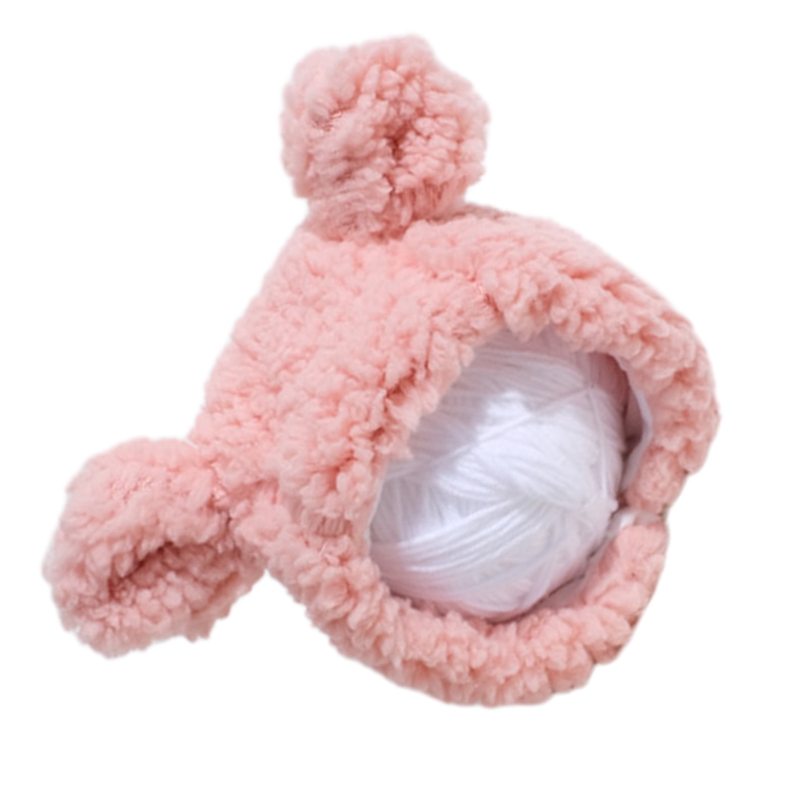 2PCS Plush Bear Ear Hat for Lovely Small Dogs Cosplay Headgear Cartoon ...