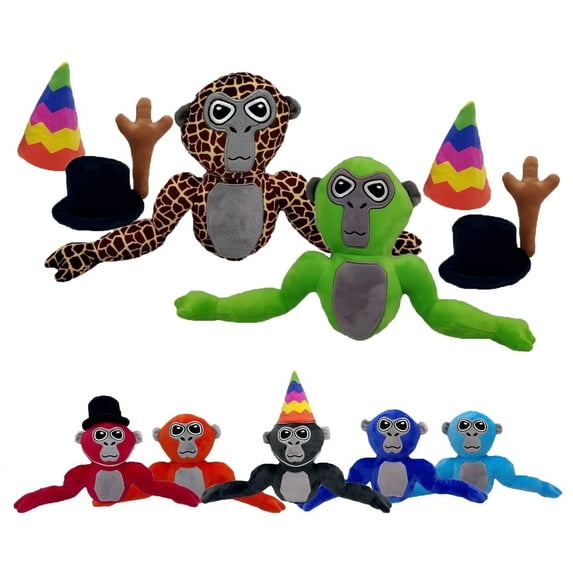 2PCS Gorilla-Tag Plush Stuffed Animal for Fans Kids Thanksgiving ...