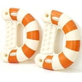 2PCS Pool Swim Ring Inflatable Pool Floats Water Fun Large Adult ...