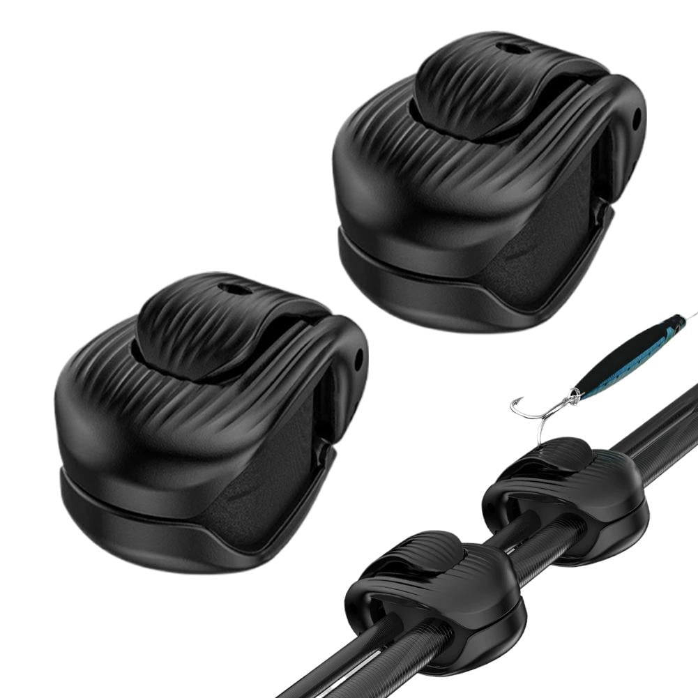 2PCS Portable Fishing Rod Clips,Multifunctional Rod Holder,Anti-Slip ...