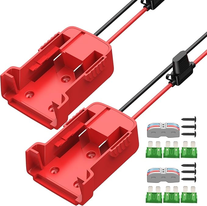 2PCS Power Wheel Battery Adapter for Milwaukee M18 Battery Adapter ...