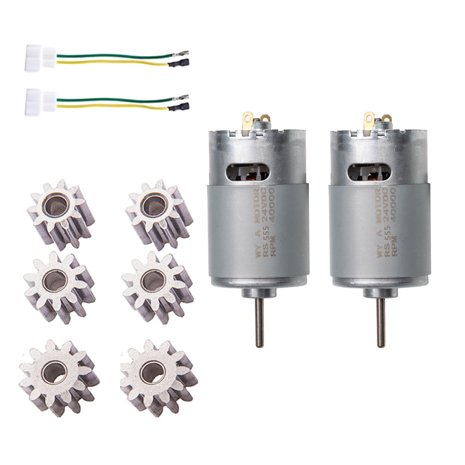 2PCS Powerful RS555 24V Child Ride On Motor Energy Efficient Design ...