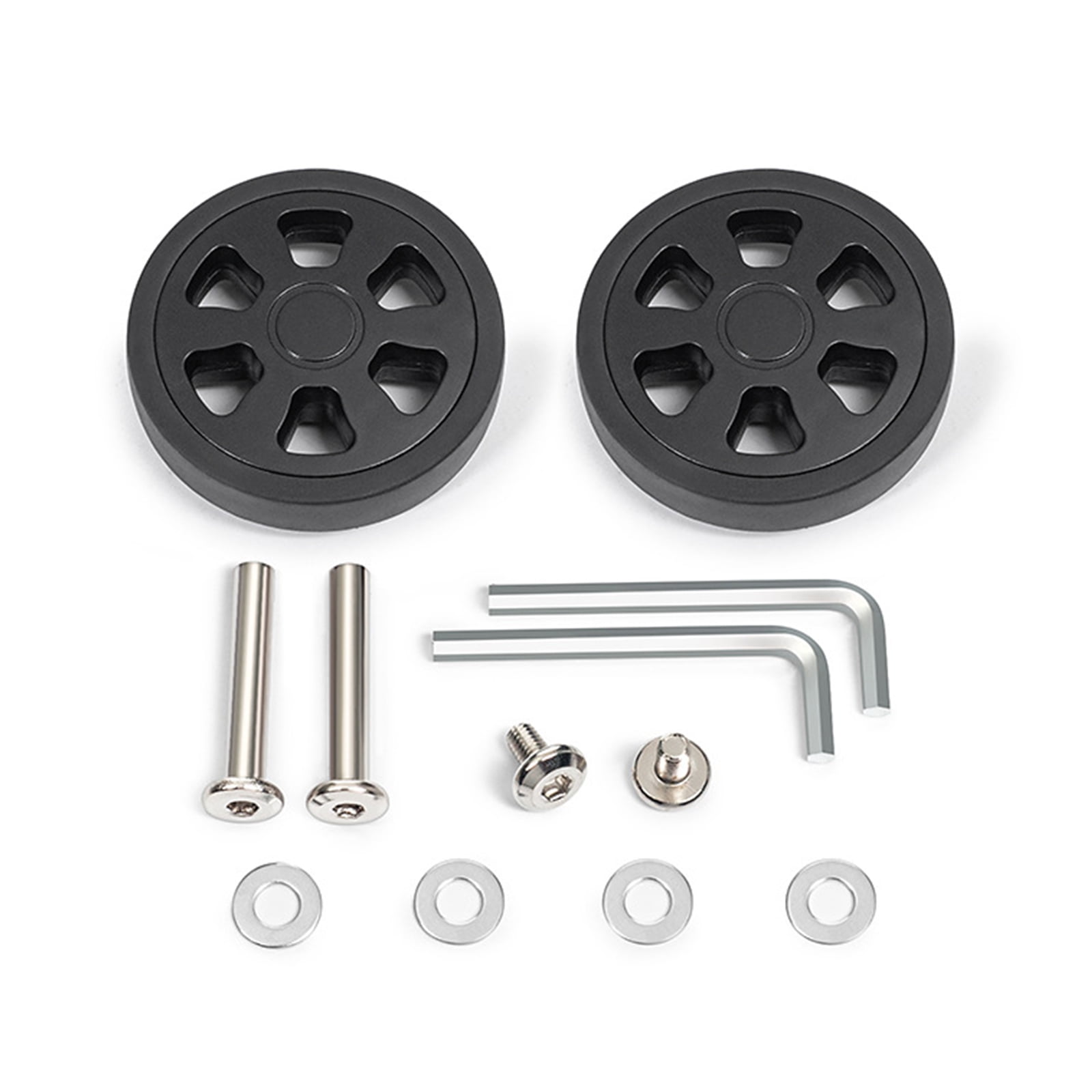 2PCS Practical Luggage Roller Wheels Multipurpose Replacement Casters ...