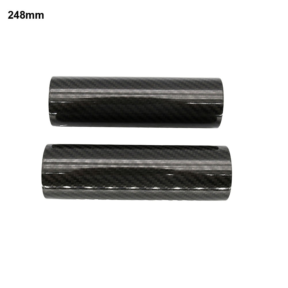 2PCS Protective Carbon Fiber Fork Guards for Motorcycles and Dirt Bikes ...