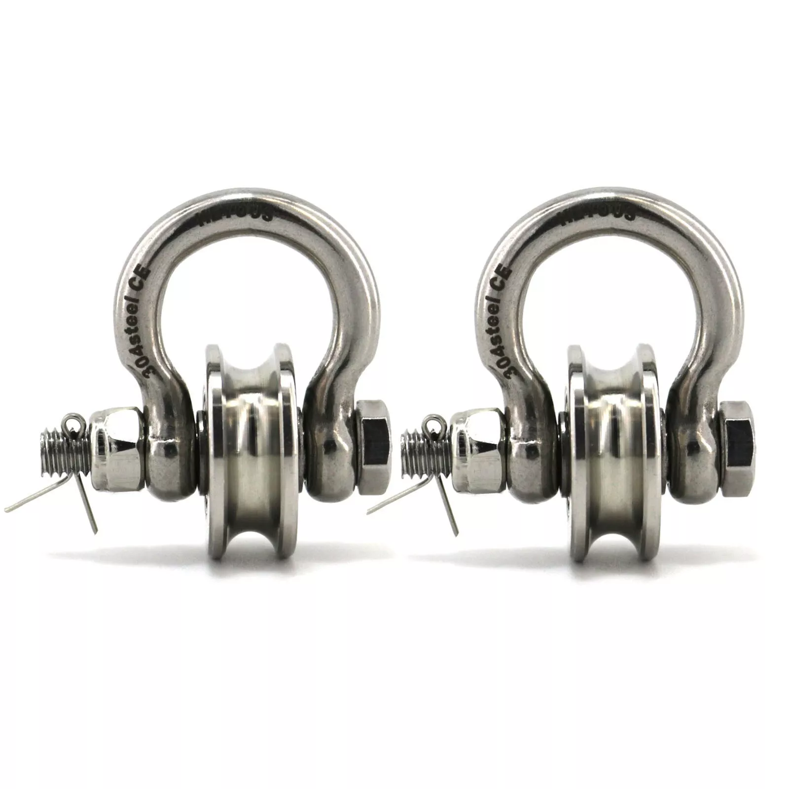 2PCS Pulley Wheel Pulley Block Pulley Bearing Pulley Sheaves Stainless ...