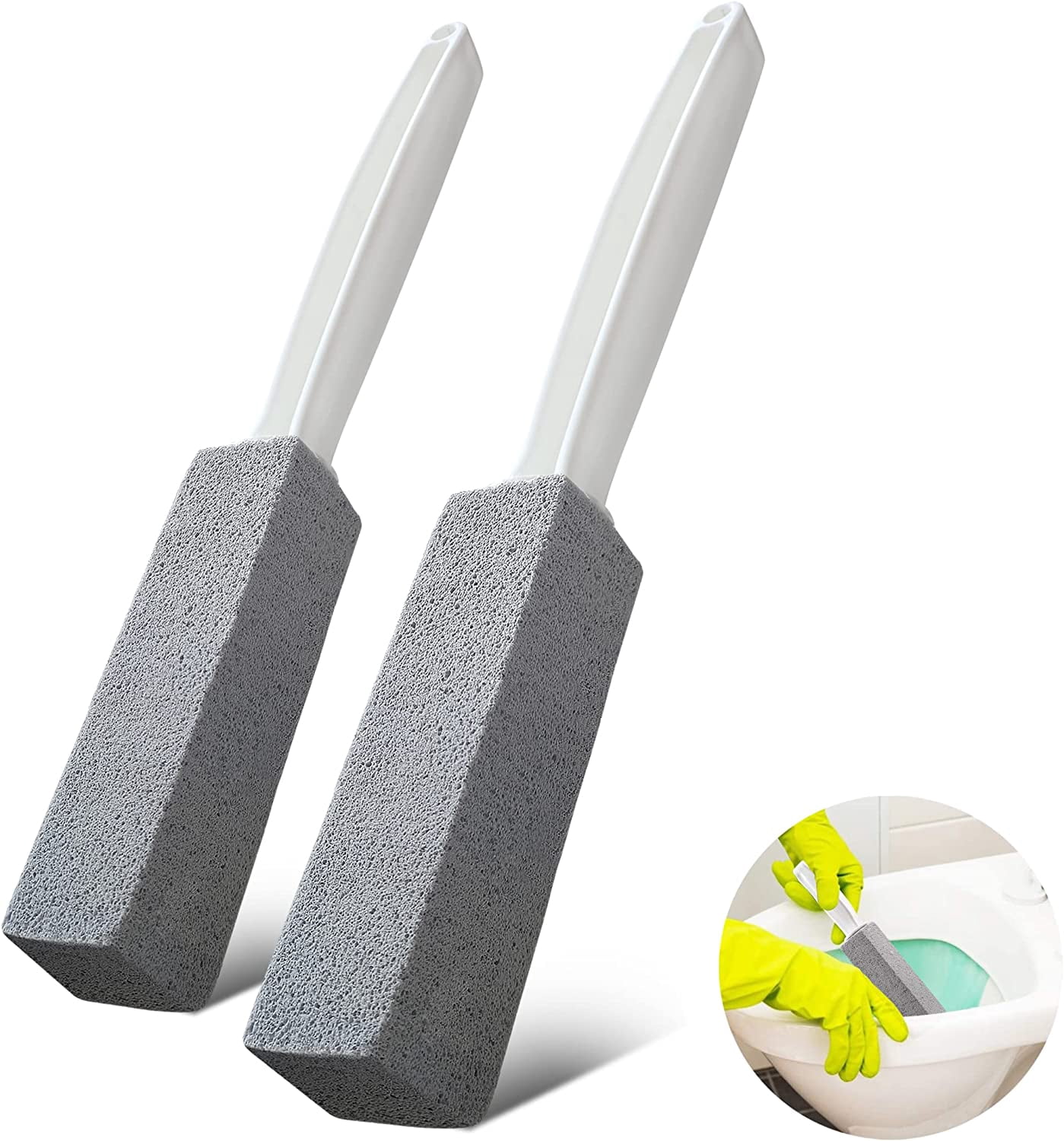 2PCS Pumice Stone Toilet Bowl Cleaner,Pumice Stone For Cleaning,Pumice ...