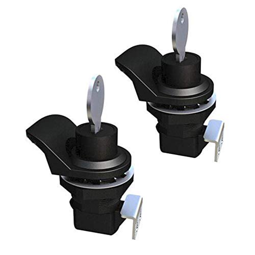 2PCS Push Button Latch Series Plastic & Metal to Close Latch with ...
