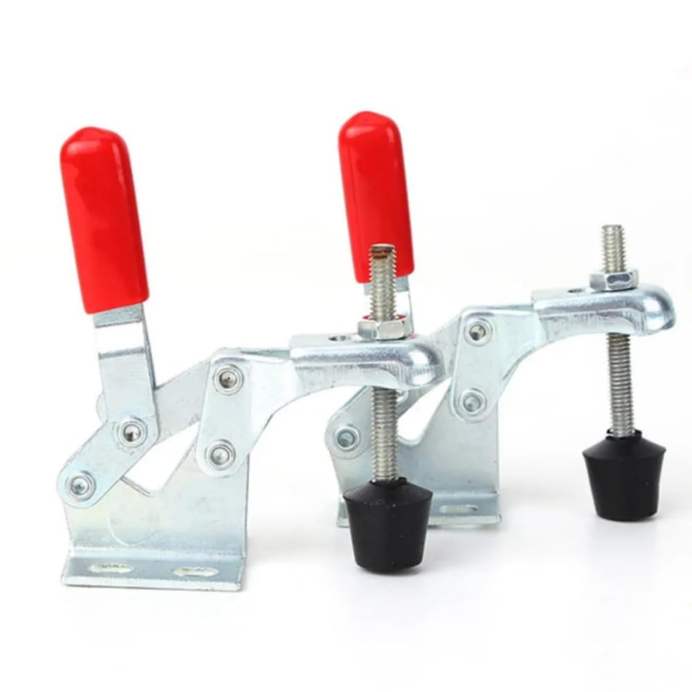 2PCS Quick Clamp Vertical Clamp Woodworking Clamp Quick Chuck Woodwork ...
