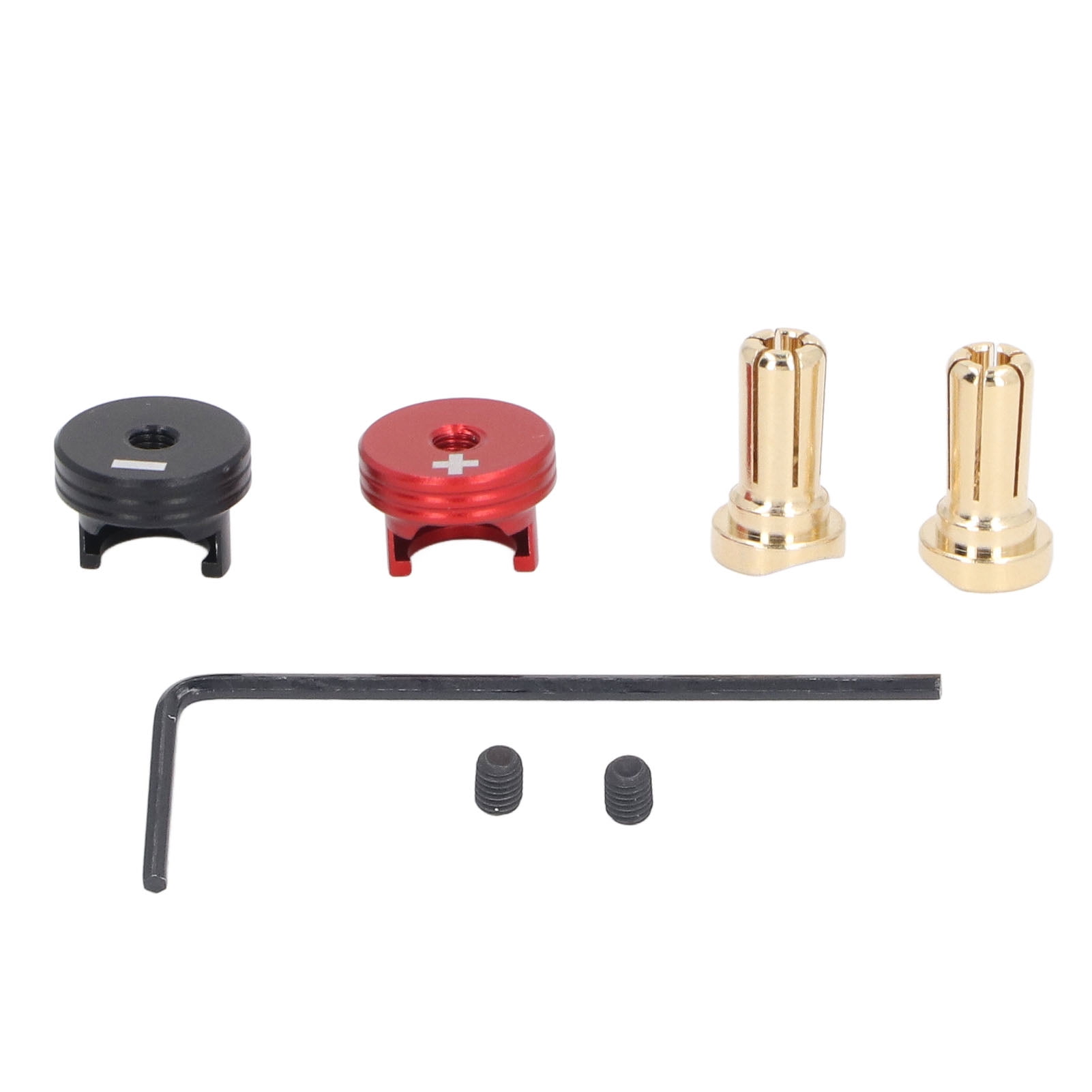 2PCS RC Battery Heatsink Plugs Grips Set Banana Plug Connectors Grips ...