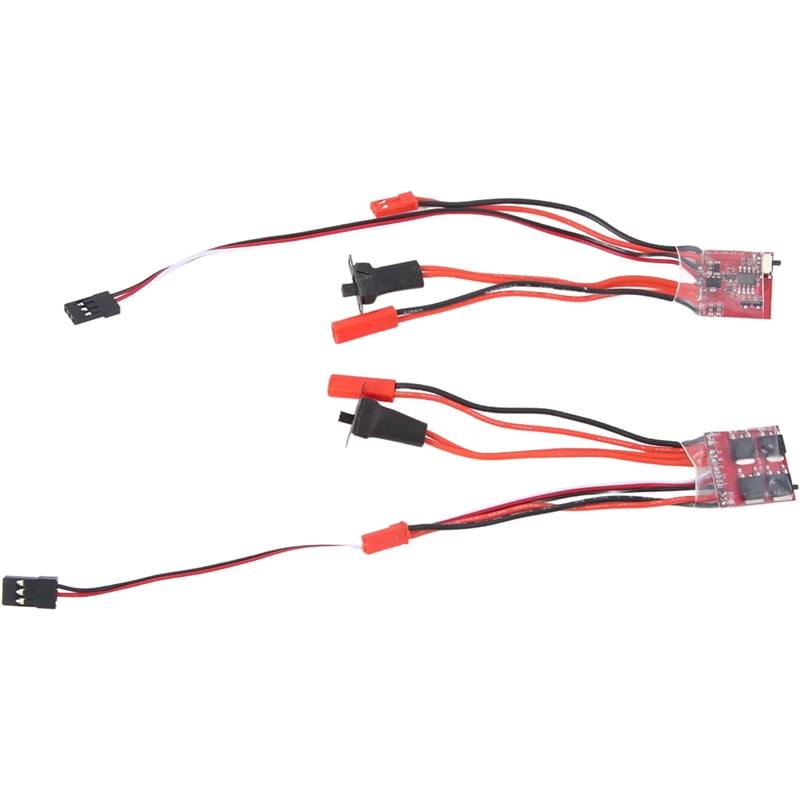 2PCS RC Car 30A ESC Forward Reverse Brush Brake Dual Way ESC Motor ...
