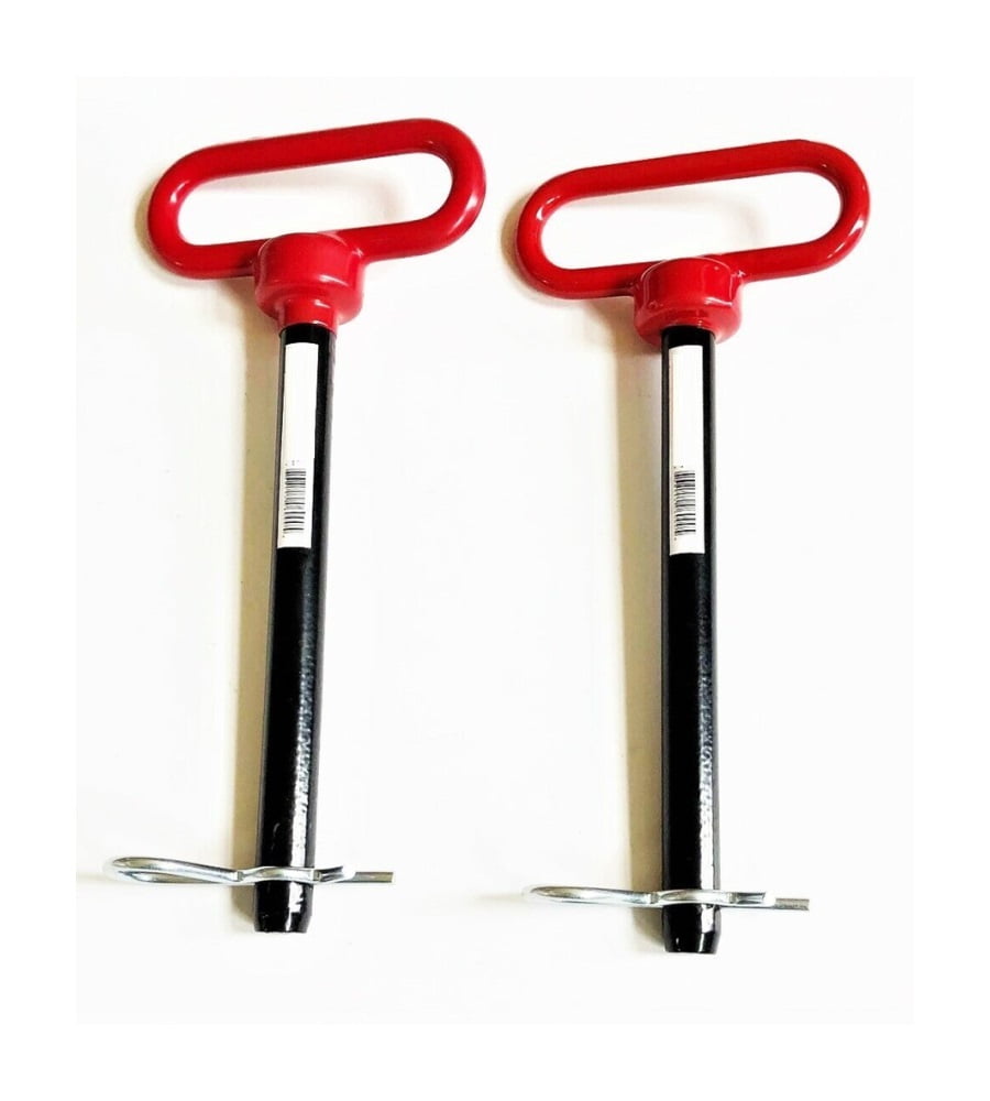 2PCS RED HANDLE 5/8 X 7" TRACTOR HITCH PINS WAGON TRAILER - Walmart.com