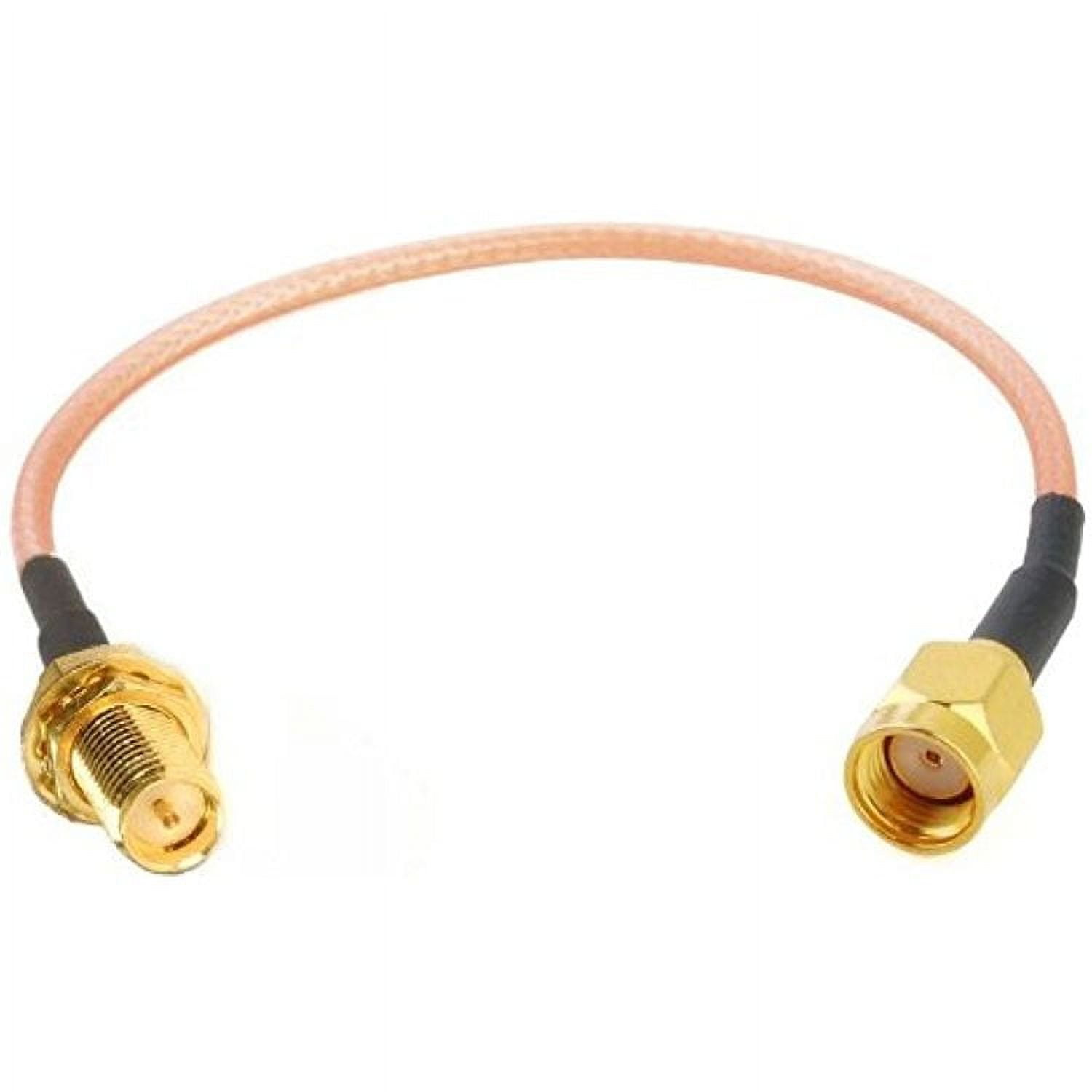 2PCS RF pigtail cable RP-SMA male to RP-SMA female RG316 20CM - Walmart.com