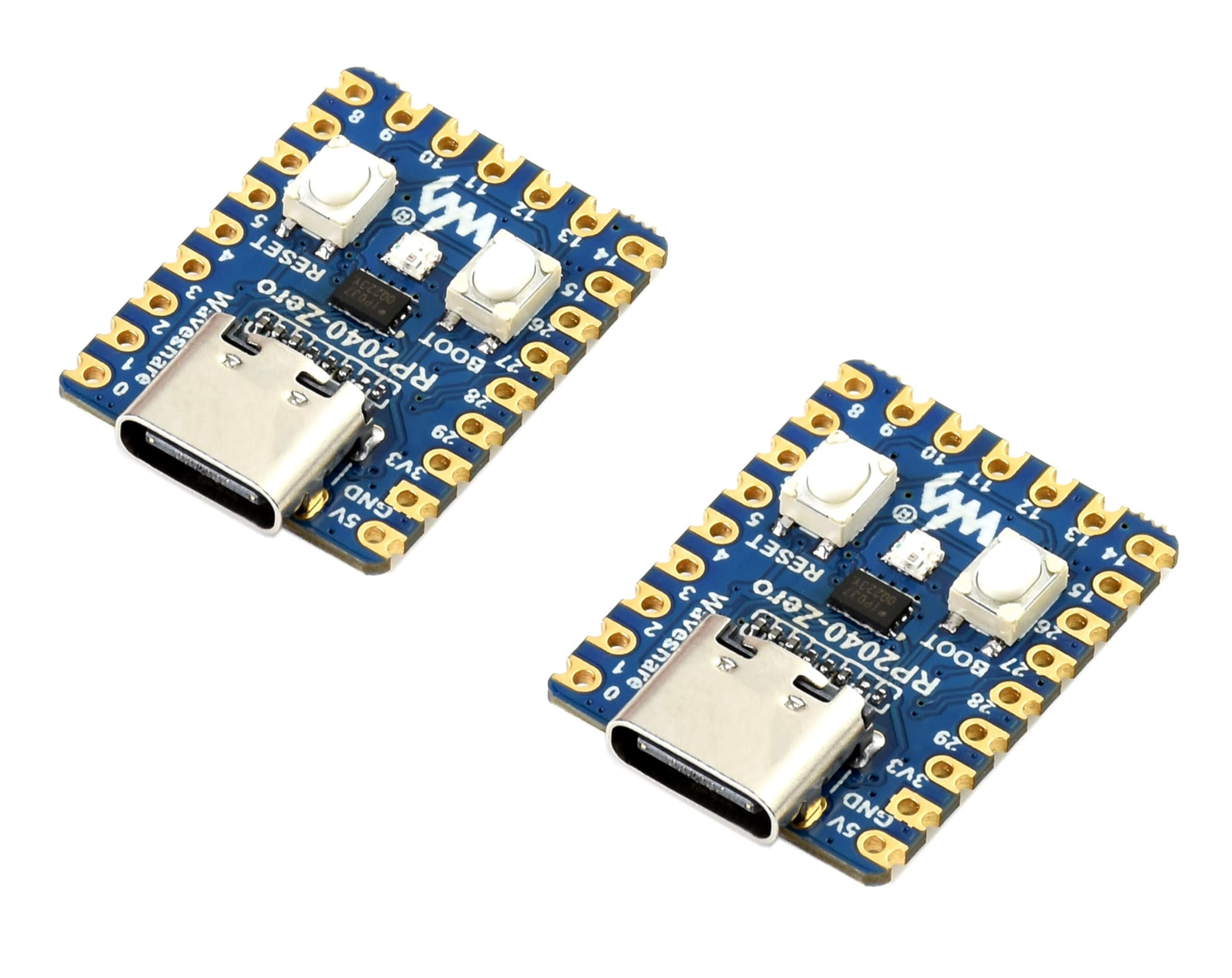 2PCS RP2040-Zero Pico-Like MCU RRF12 Board Based on Pi Microcontroller RP2040, Dual-Core Arm ...