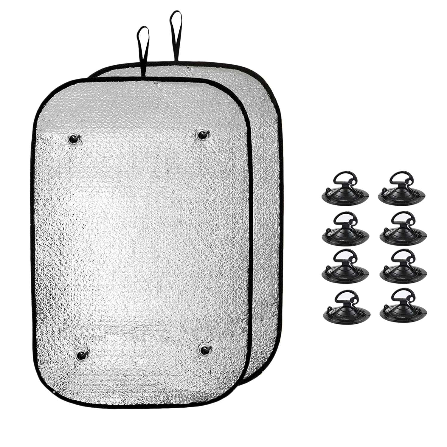 2PCS RV Door Window Shade Cover 15.7 x 23.6inch Double-Layer Sunshield ...