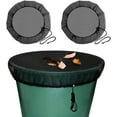 2PCS Rain Barrel Mesh Cover, Tank Mesh Protector Water Collection ...