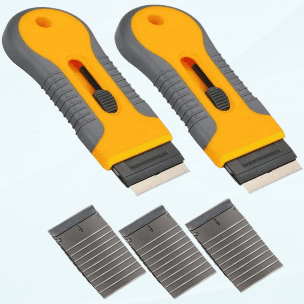 2PCS Razor Blade Scraper Glass Cooktop Scraper & Paint Scraper, Window ...