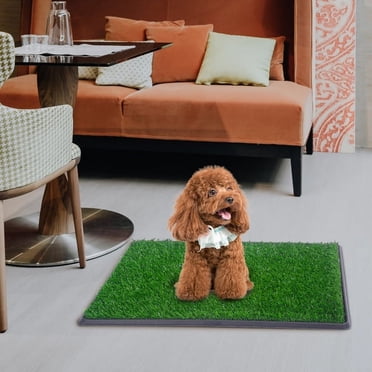 Pet Dog Cat Artificial Grass Toilet Mat Indoor Potty Trainer Grass Turf ...