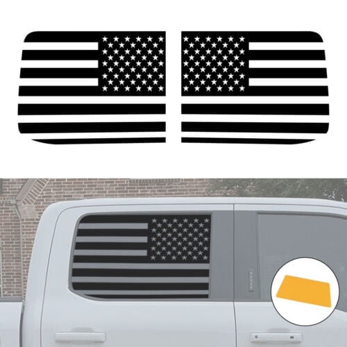 2PCS Rear Side Window Stickers For 2015-2021 Ford F-150 Rear Side ...