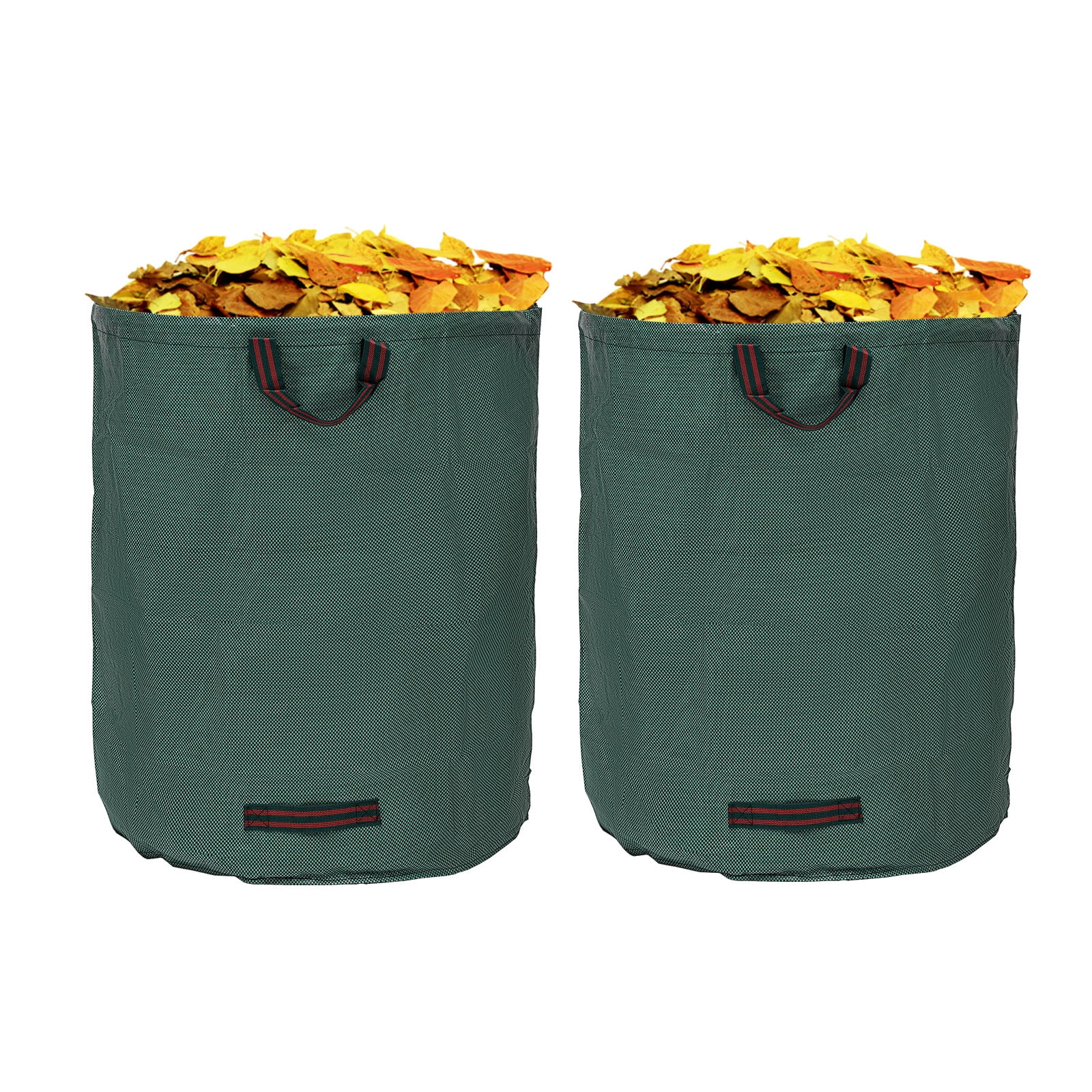 2PCS-Reusable Lawns Bags Large Outdoor Gardening Bag with Double Bottom ...