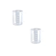 2PCS Reusable Plastic Measuring Cup, Beaker Tip and Pour Measuring ...