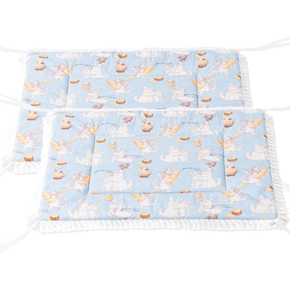 2PCS Reversible Silent Cat Bed Self Warming Pet Pad Thin Style Mat ...