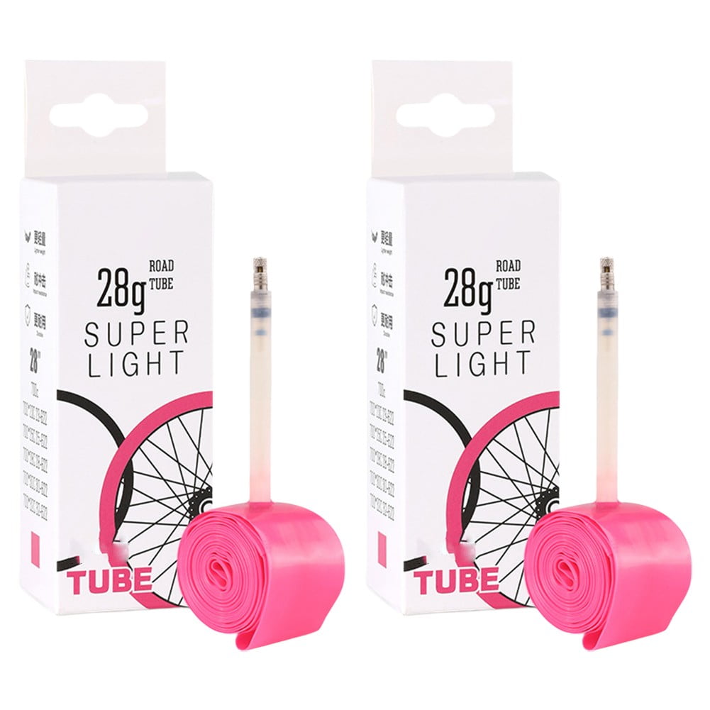 2PCS Road Bike Inner Tube Ultralight 700x18-32C for Presta Valve 45/65 ...