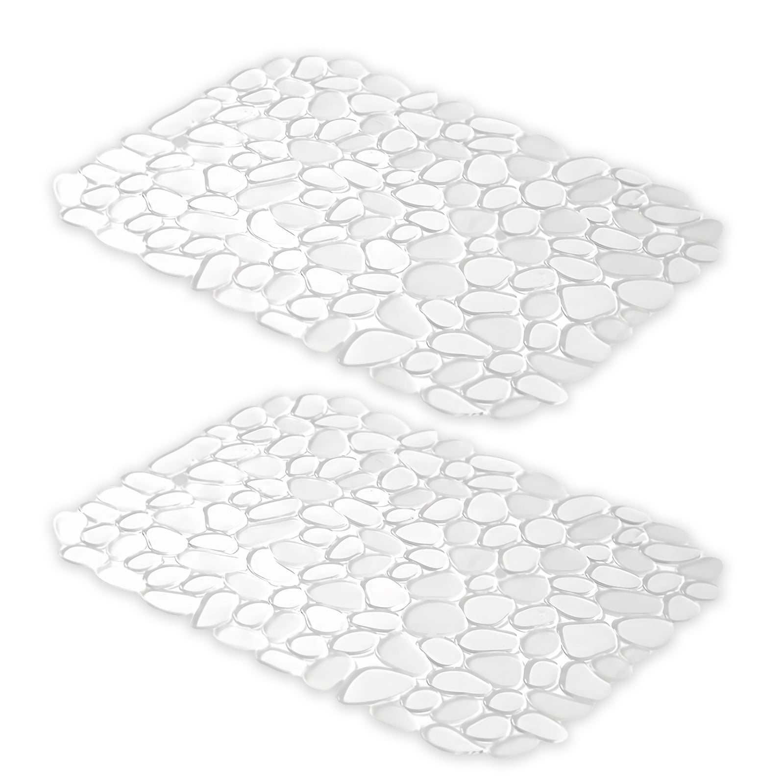 2PCS Rollable Sink Protector Mats, Hollows Silicone Pad Fast-Drying ...