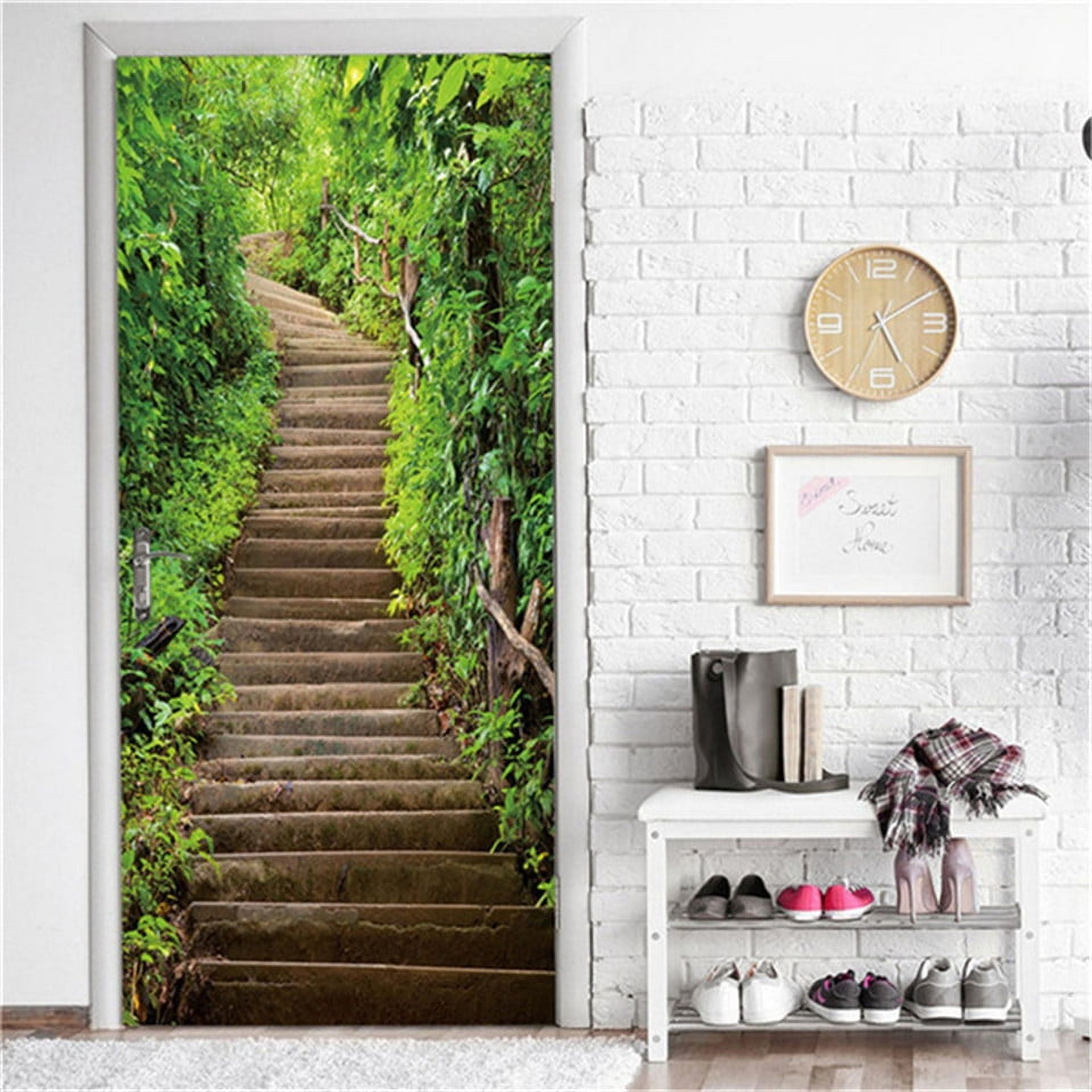 2PCS/SET Candy Door Sticker Self-adhesive PVC Wallpaper Waterproof ...