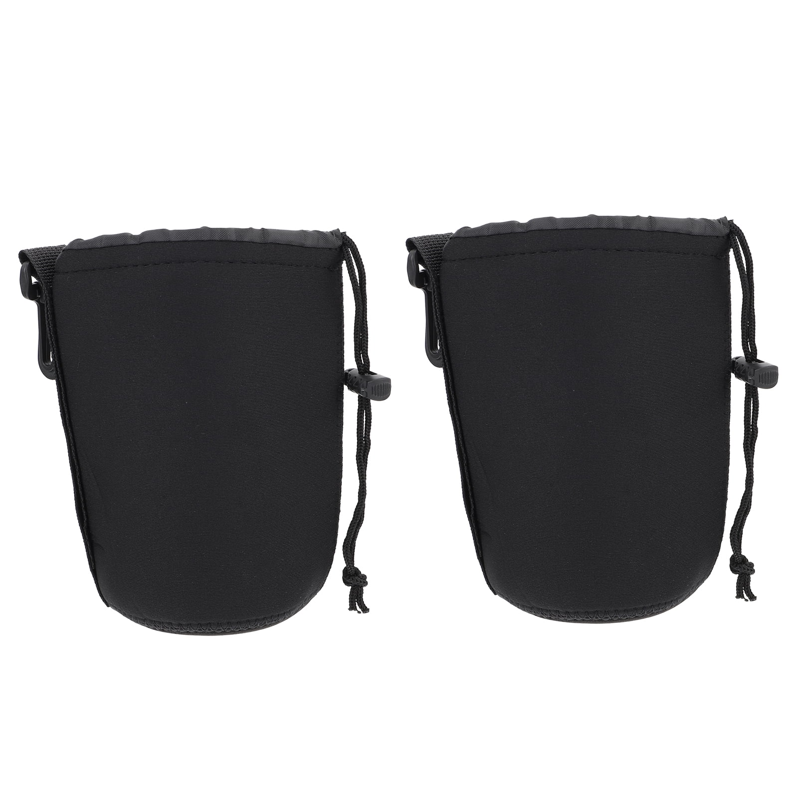 2PCS SLR Camera Lens Pouch for DSLR Camera Lens Neoprene Lens Container ...