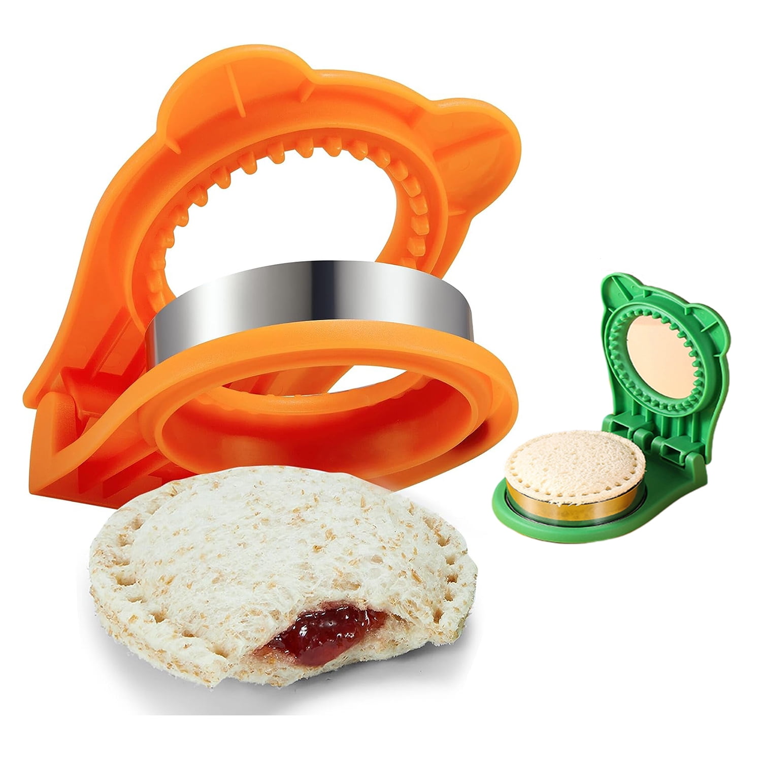 2PCS Sandwich Cutter and Sealer for Kids, DIY Kitchen Gadgets Decruster ...