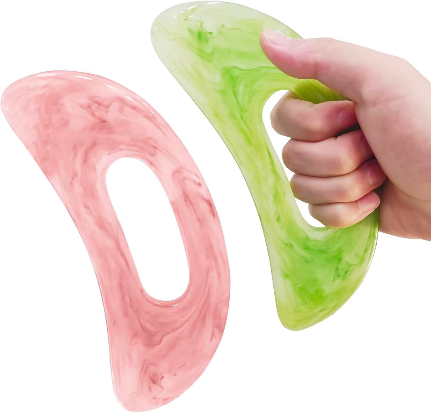 2PCS Scar Tissue Gua Sha Tool, Steel Muscle Scraper Tools,Myofascial ...