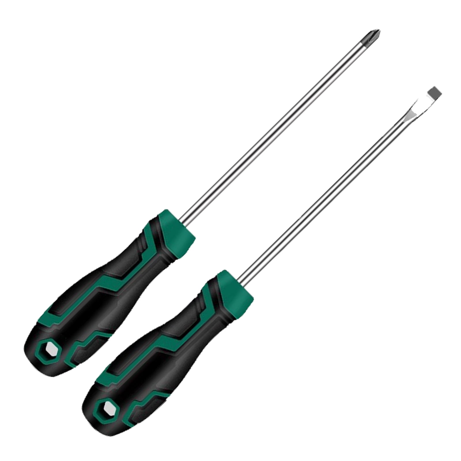 2PCS Screwdriver Set Hand Tool Screwdriver Flat & Head for Multiple ...