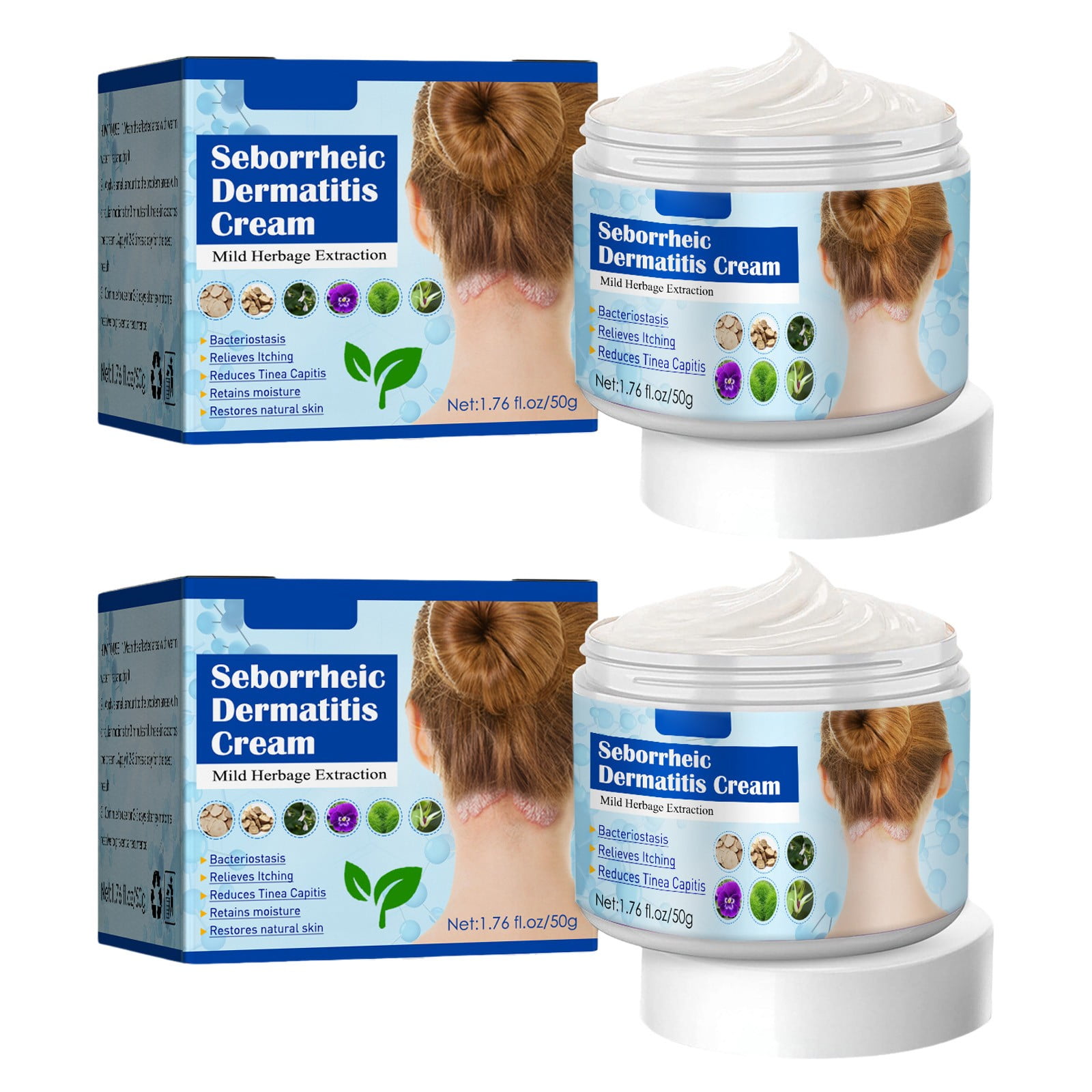 2PCS Seborrheic Dermatitis Butter Scalp Ease For Folliculitis Dry Scalp ... 2PCS Seborrheic Dermatitis Butter Scalp Ease For Folliculitis Dry Scalp ...