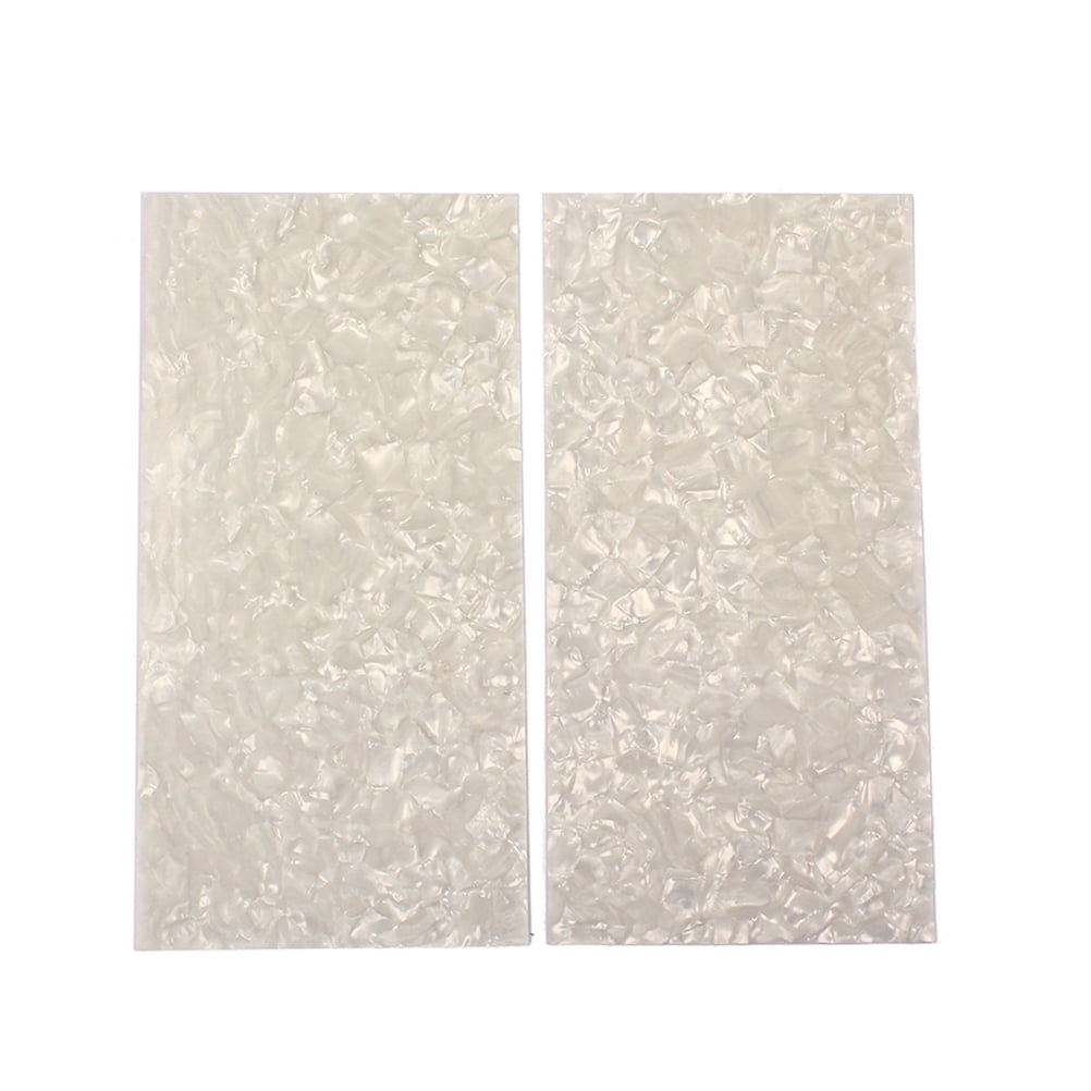 2PCS/ Set Celluloid Guitar Veneer Shell DIY Inlays Markers Material For ...