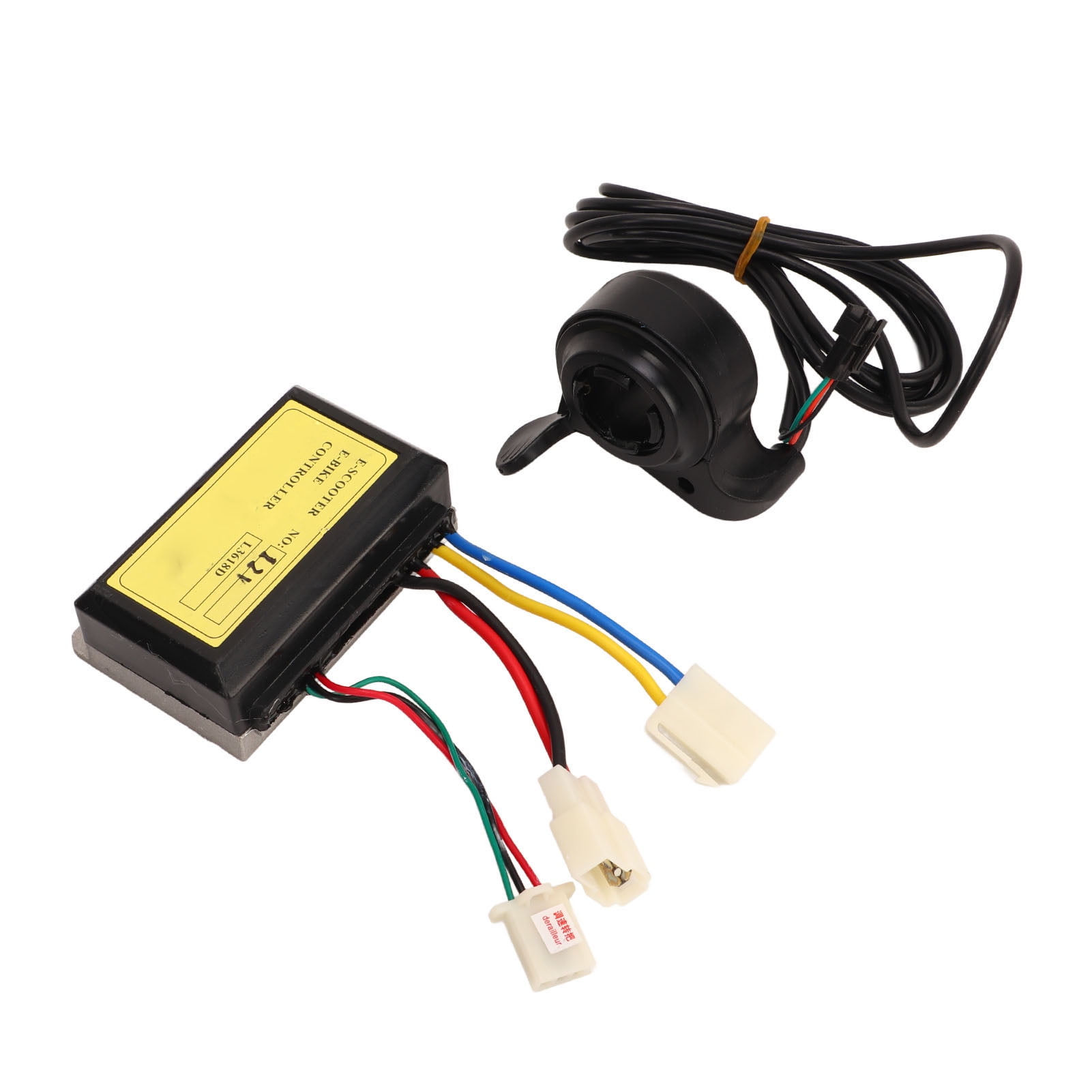 2PCS Set DC Motor Speed Controller and Thumb Throttle Motorcycle Scooter Tricycle Speed ...