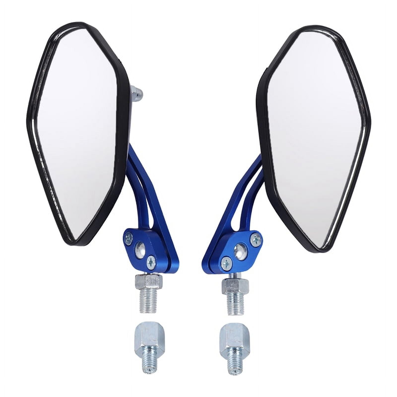 2PCS/Set Universal Motorcycle Rearview Mirrors Motorbike 360 Degree ...