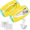 2PCS Shoes Washing Machine Bag Kit,Reusable Washing Shoes Bag,Include ...