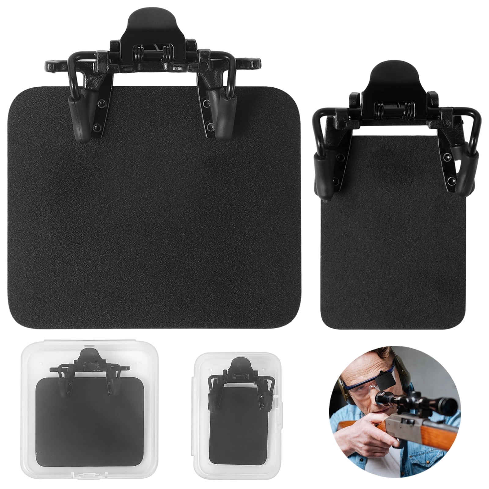 2PCS Shooting Glasses Blinders, Standard Trap Shooting Eye Patches ...
