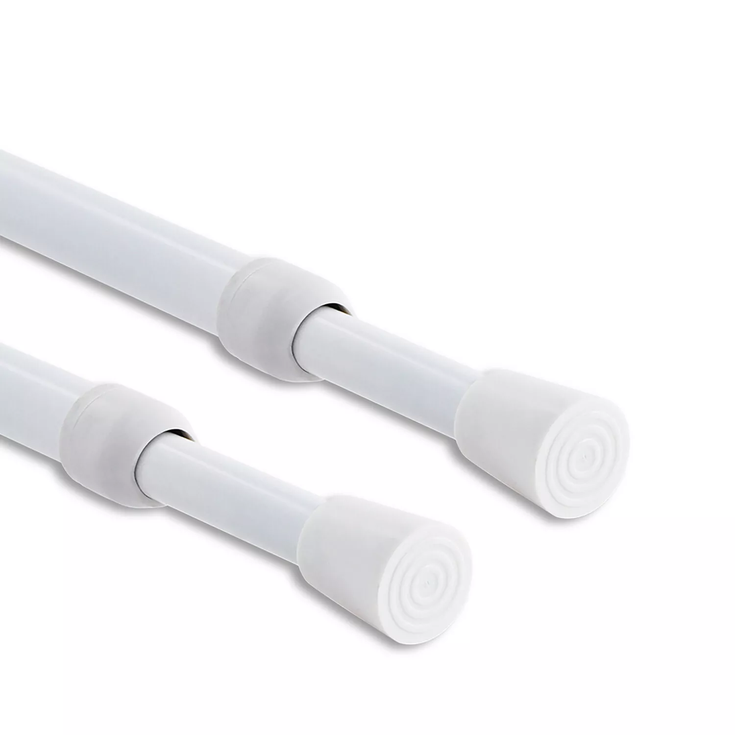 2PCS Shower Curtain Rod No Drilling, Spring Tension Rod, 47-78 Inch, 1/ ...