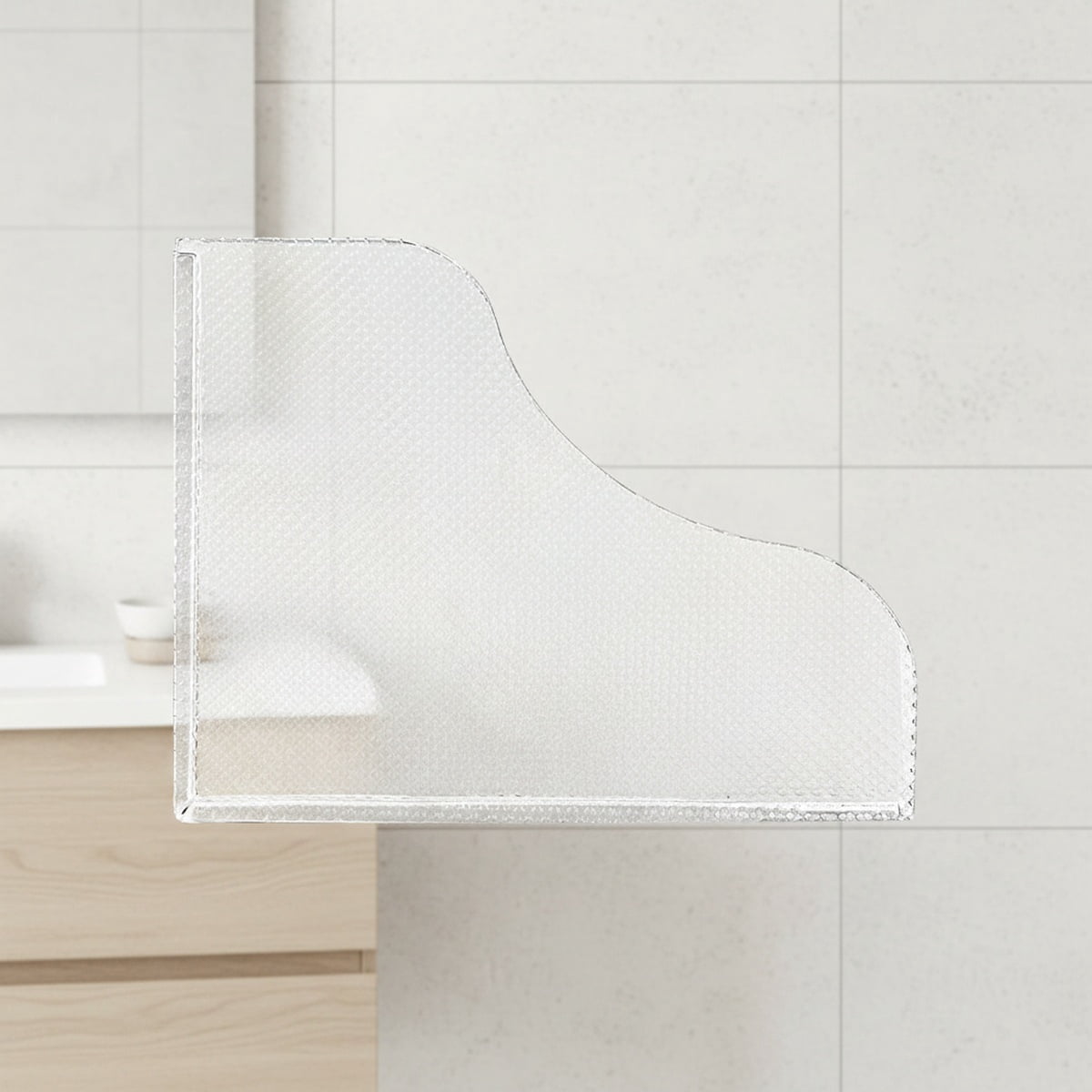 2PCS Shower Splash Guard for Bathtub Corner, Adhesive Water Guard for ...