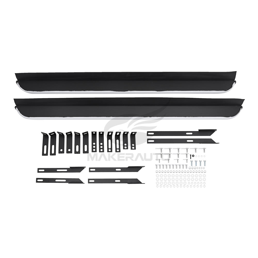 2PCS Side Steps Nerf Bars Running Board For Grand Highlander 2024 2025 ...