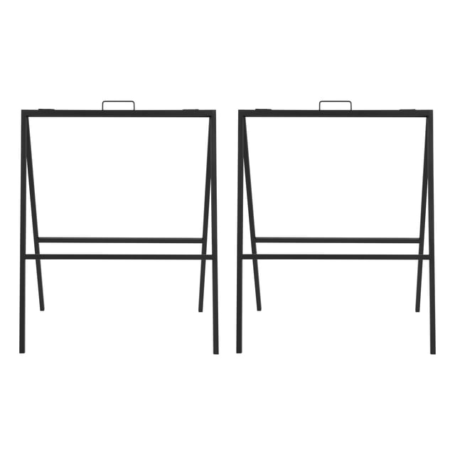 2PCS Sign Stands Heavy Duty Sidewalk Sign Holder, Folding Sign Holder ...