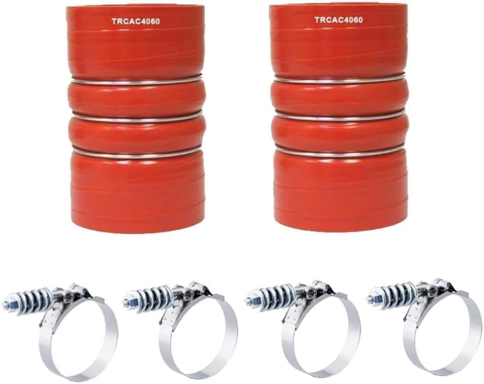 2PCS Silicone CAC Charge Air Cooler Hump Hose Boot Set 4" x 6" with T ...